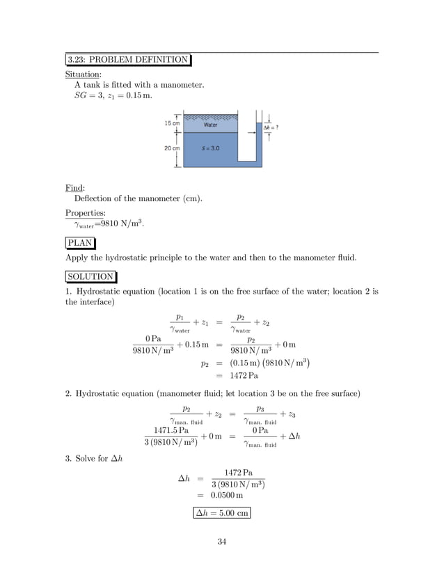 Engineering Fluid Mechanics 11th Edition Elger Solutions Manual | PDF | Physics | Science