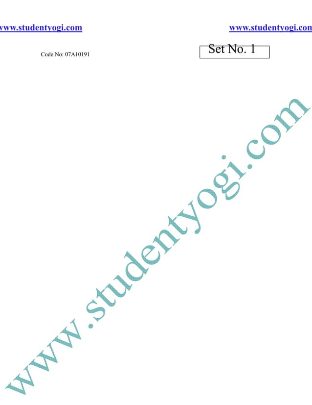 Engineering Graphics Jntu Model Paper{Www.Studentyogi.Com} | PDF