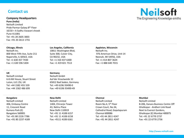 Engineering Services at Neilsoft | PPTX | Business Utilities | Business