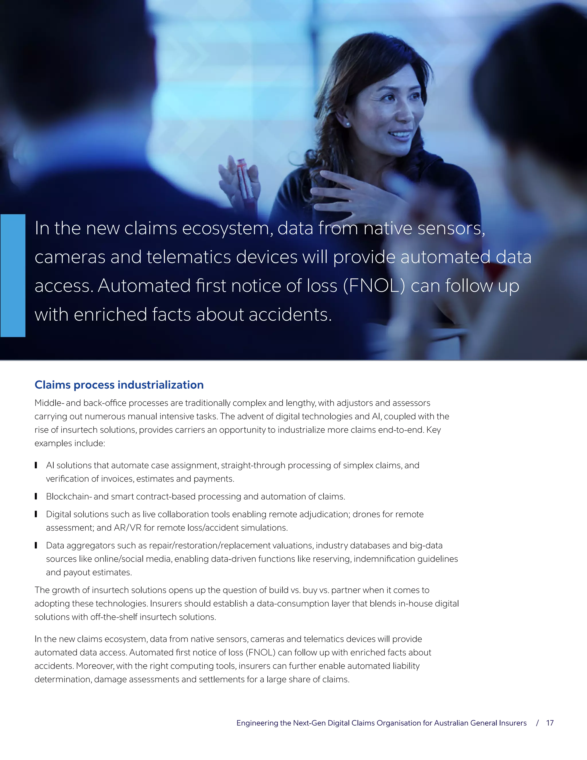 Engineering the Next-Gen Digital Claims Organisation for Australian General Insurers | PDF