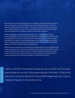 Engineering the Next-Gen Digital Claims Organisation for Australian ...