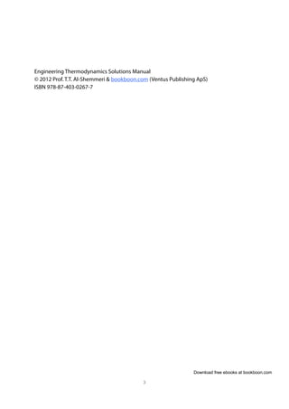Engineering thermodynamics-solutions-manual | PDF