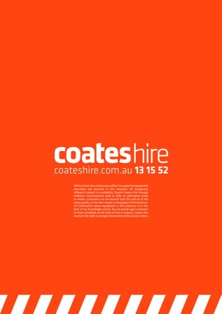 Coates Hire - Engineering and Product Solutions | PDF