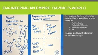 Engineering an empire da vincis world assignment | PPTX