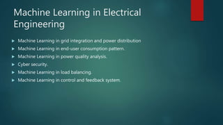 Engineering Applications of Machine Learning | PPTX