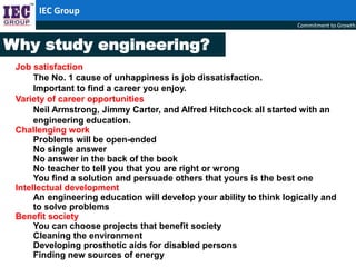 Engineering as a career ppt | PPT