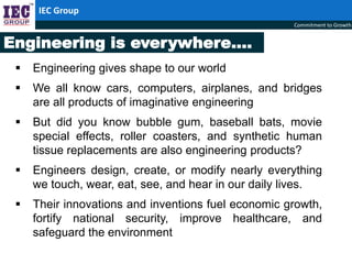 Engineering as a career ppt | PPT