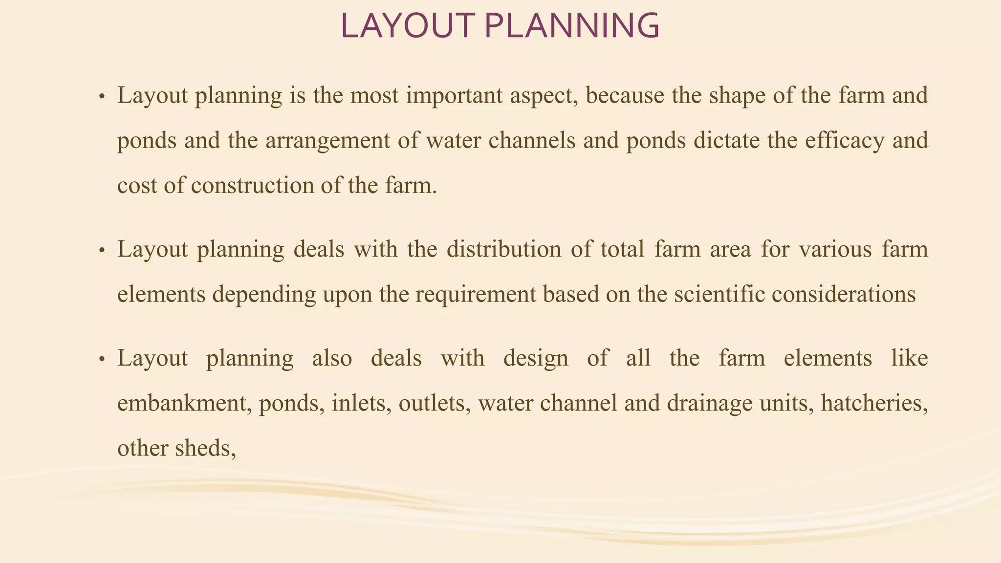 Engineering aspects of fish and shrimp hatchery | PPTX