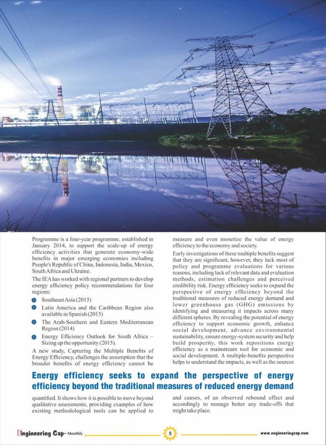 “Engineering cap”, is the largest circulated and leading engineering ...