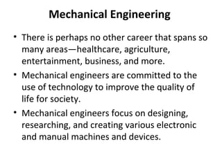 Engineering career choices | PPT