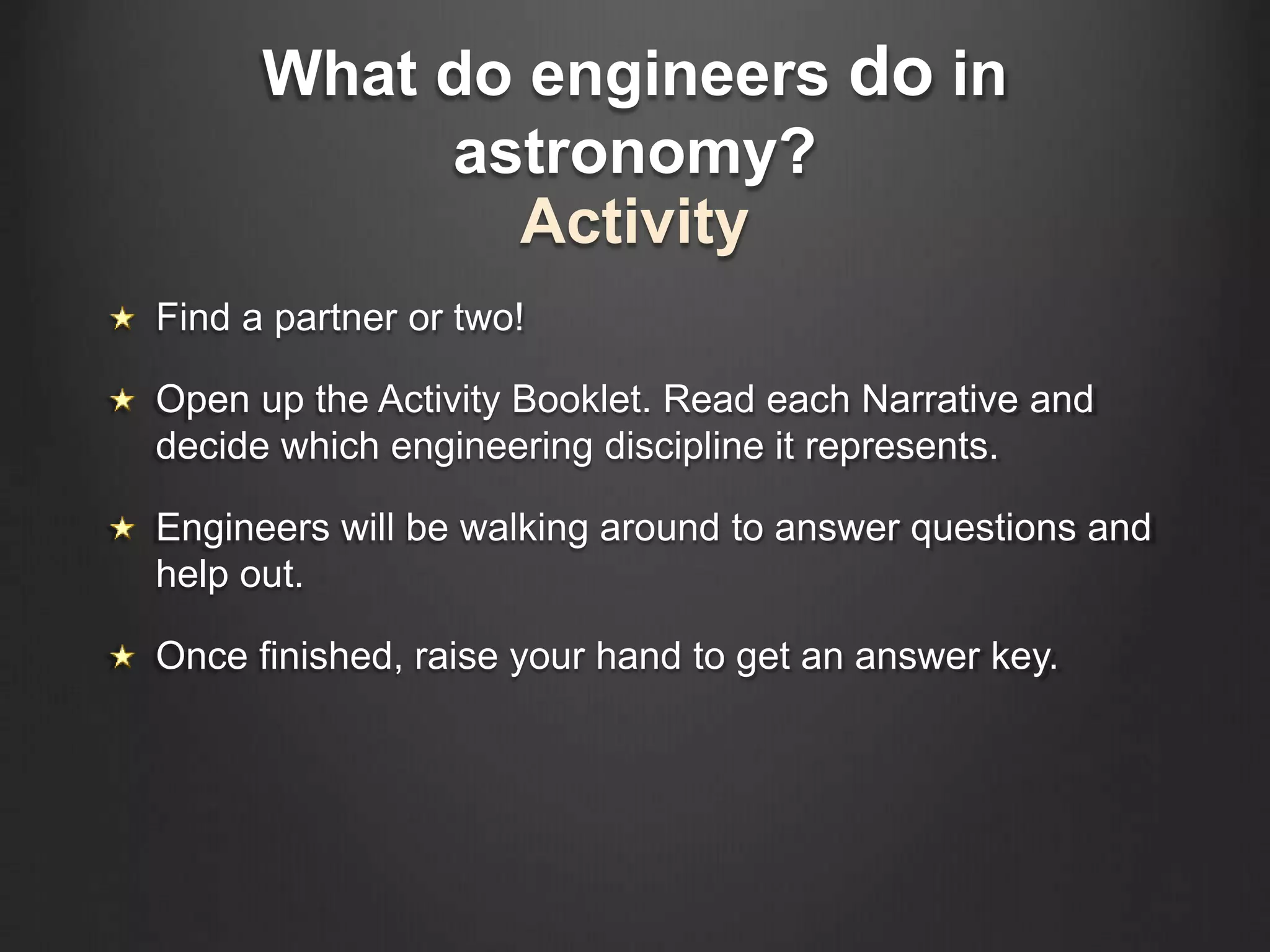 Engineering Careers in Astronomy | PPTX