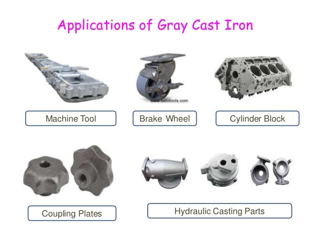 Various types of engineering cast iron
