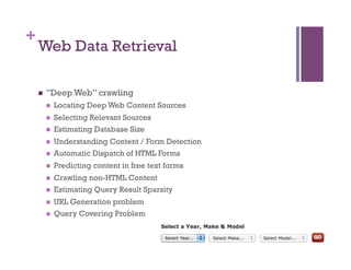 Engineering challenges in vertical search engines | PPT