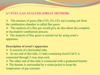 Engineering Chemistry Unit 6 title Combustion of fuels | PPTX