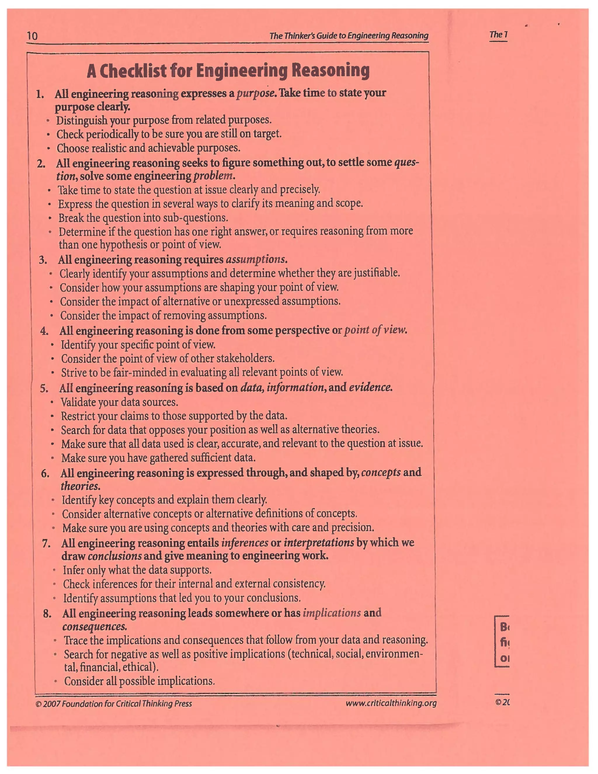 Engineering & Critical Thinking | PDF | Education industry | Industries