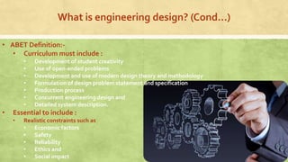 Engineering design Process | PPTX