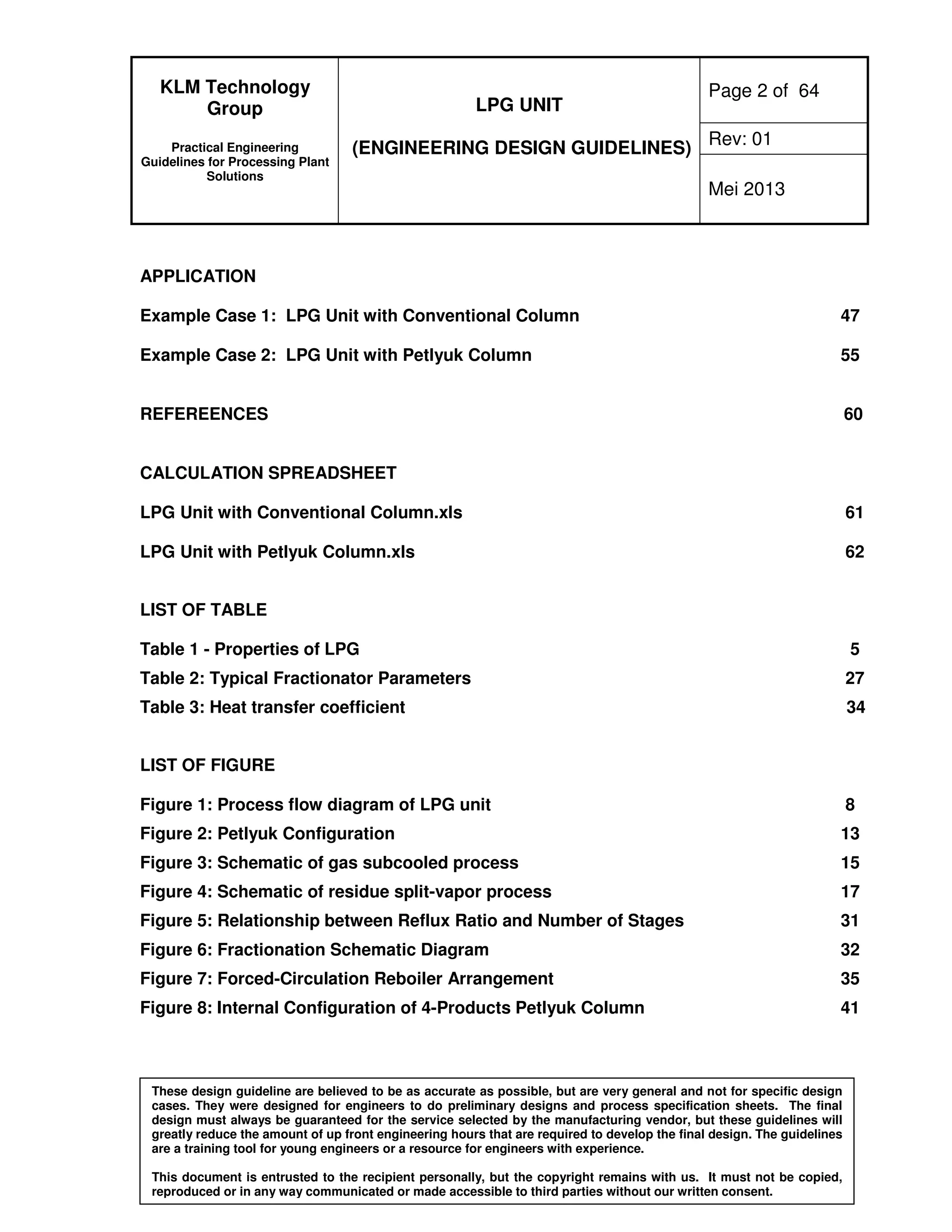 Engineering design guideline LPG | PDF
