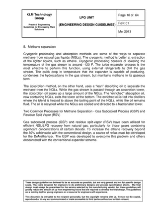 Engineering design guideline LPG | PDF