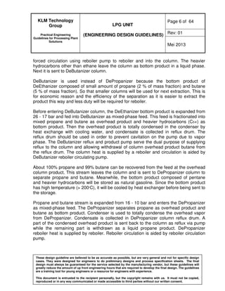 Engineering design guideline LPG | PDF
