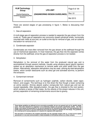 Engineering design guideline LPG | PDF