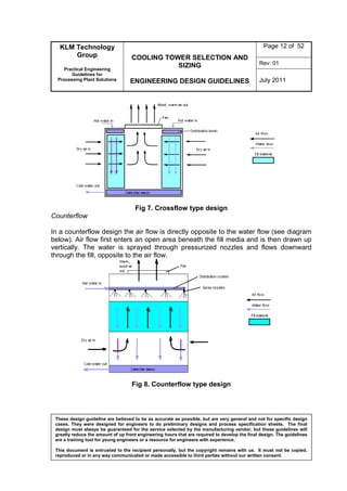 Engineering design guidelines cooling towers - rev01 | PDF