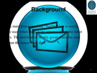 Engineering design: A model of notification post box | PPT