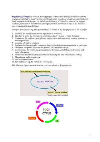 Engineering Design Notes | PDF