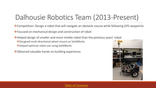 Engineering design portfolio for linked in | PPTX