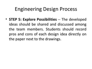 Engineering design process | PPT | Drawing and Sketching | Arts and Crafts