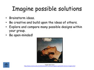 Steps for engineering design process lesson | PPT