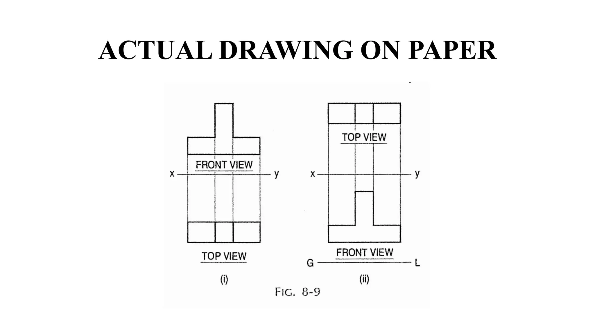 Engineering drawing orthogonal peojection | PPT
