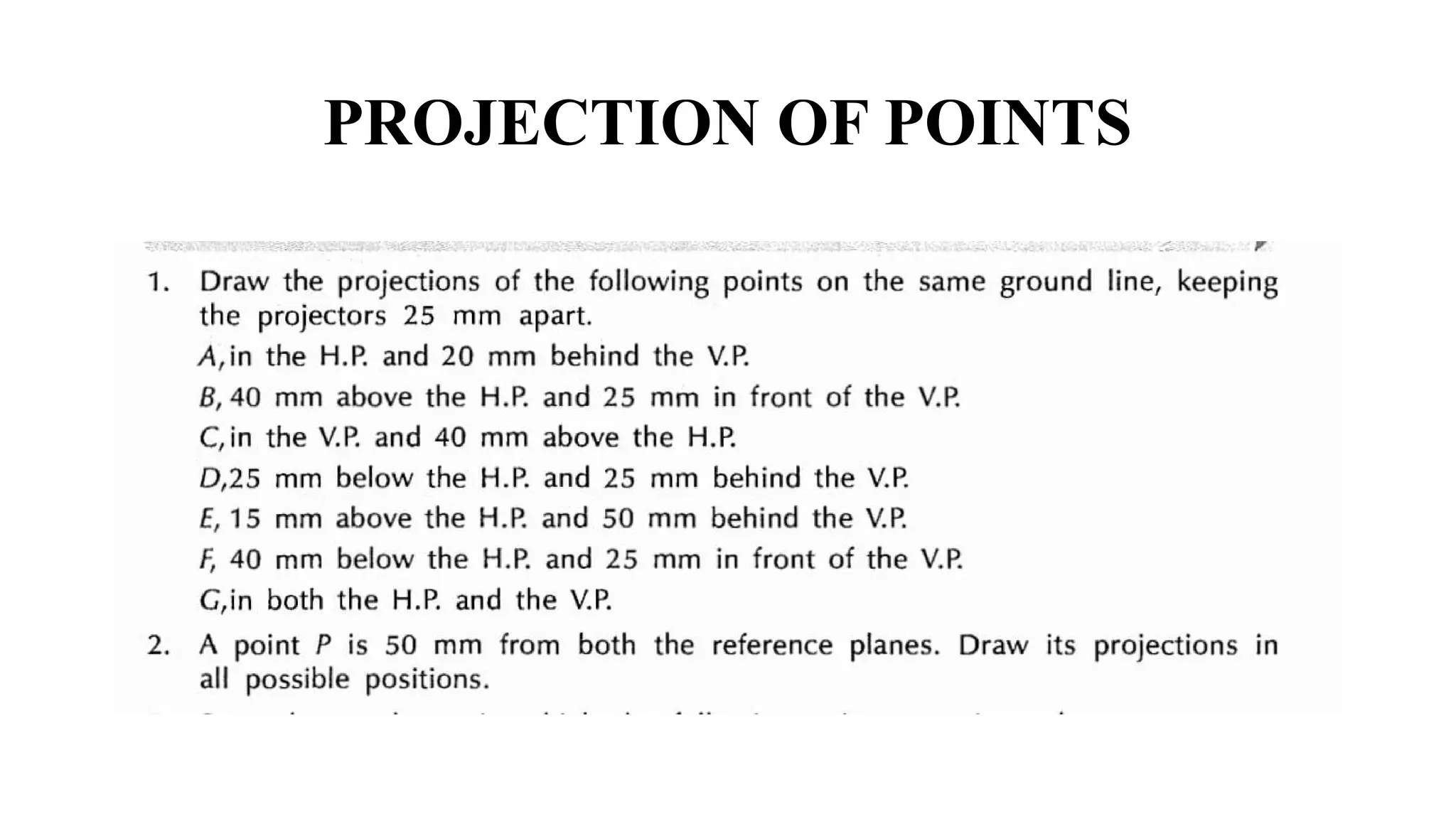 Engineering drawing orthogonal peojection | PPT