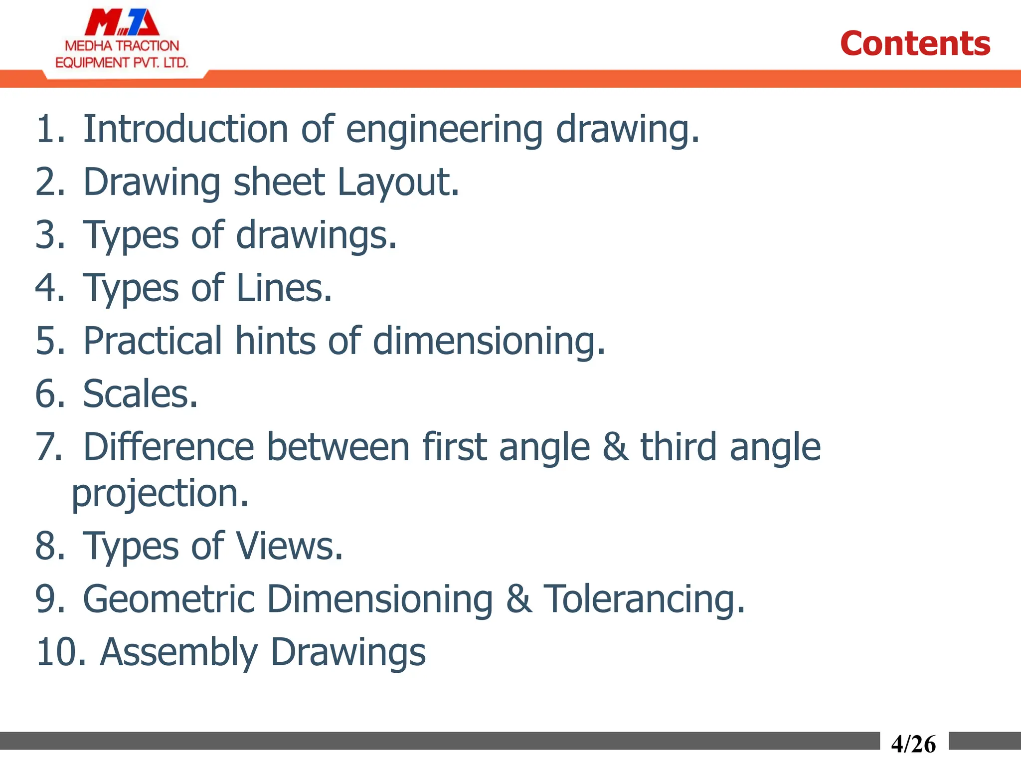 Training material of engineering drawing | PDF