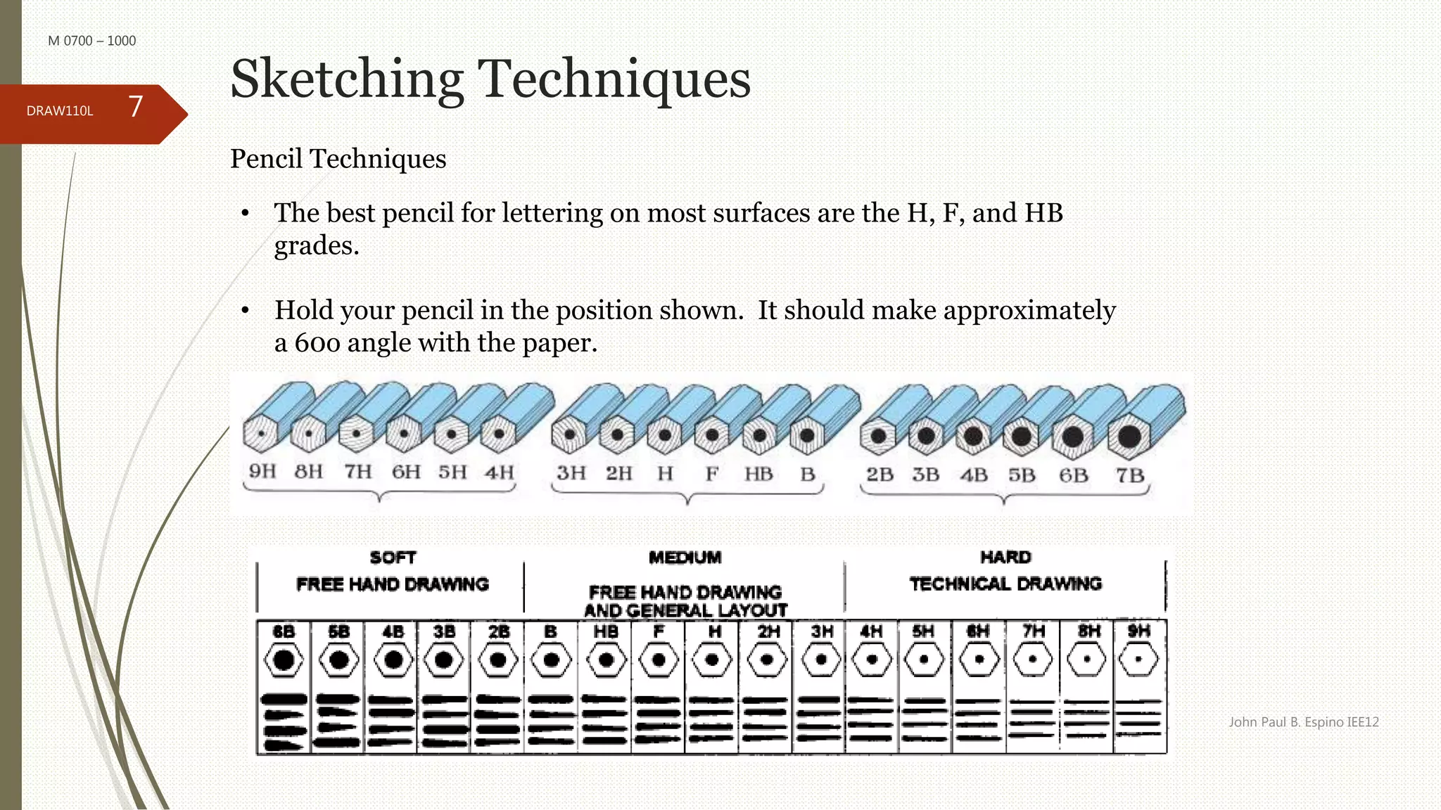 Engineering drawing - mini paper, tools and guides | PPT
