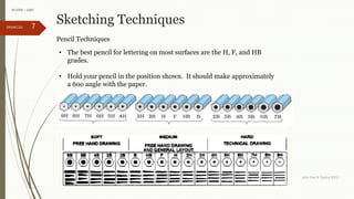 Engineering drawing - mini paper, tools and guides | PPT