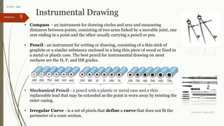 Engineering drawing - mini paper, tools and guides | PPT