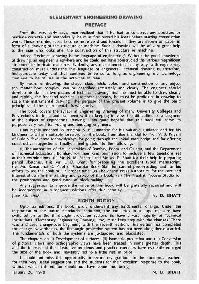 ENGINEERING DRAWING BY N.D BHATT.pdf | Drawing and Sketching | Arts and ...