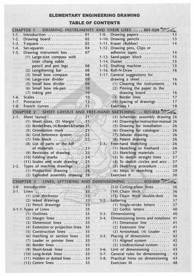ENGINEERING DRAWING BY N.D BHATT.pdf | Drawing and Sketching | Arts and ...
