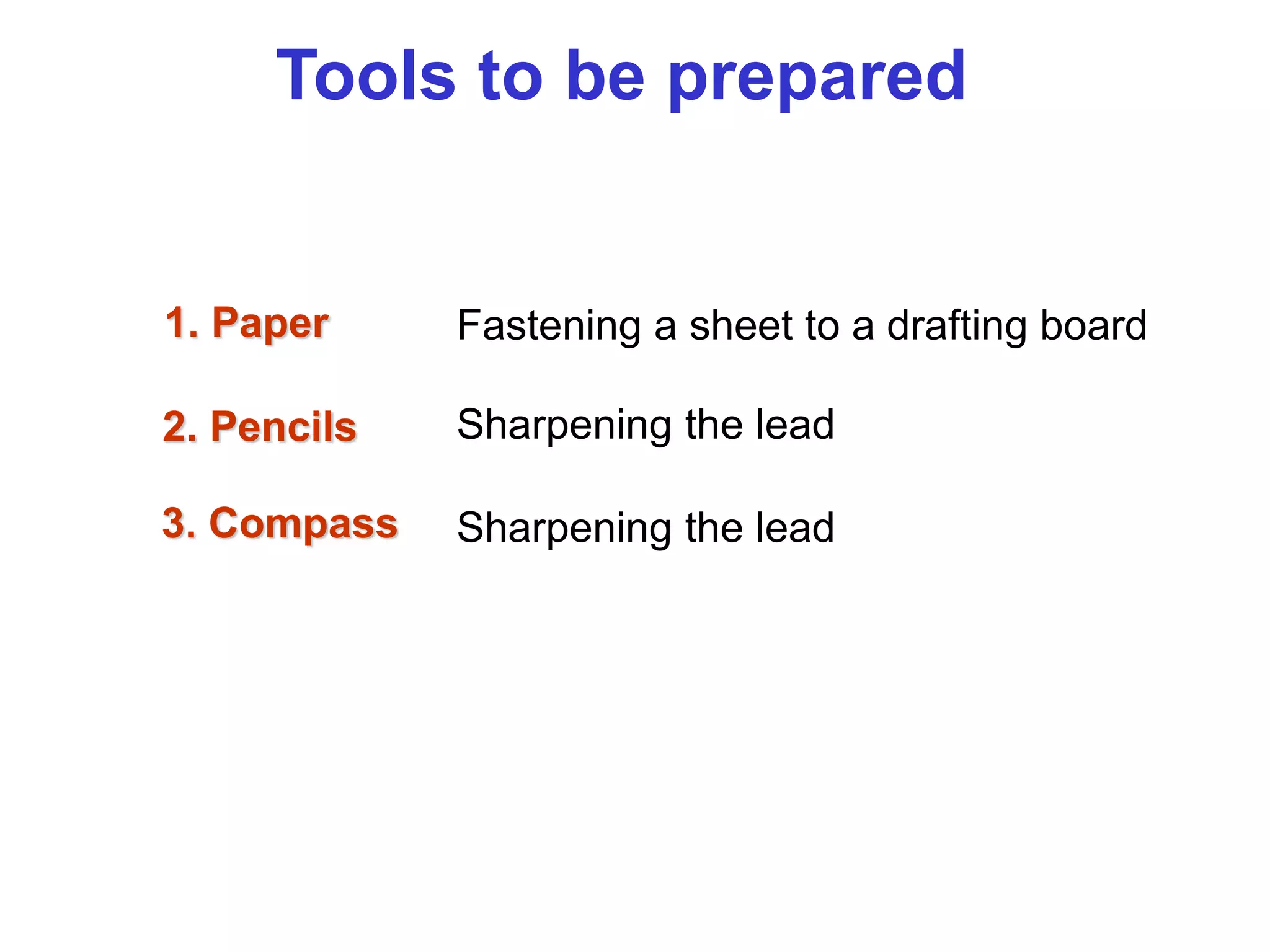 Engineering drawing chapter 02 using drawing tools | PPT