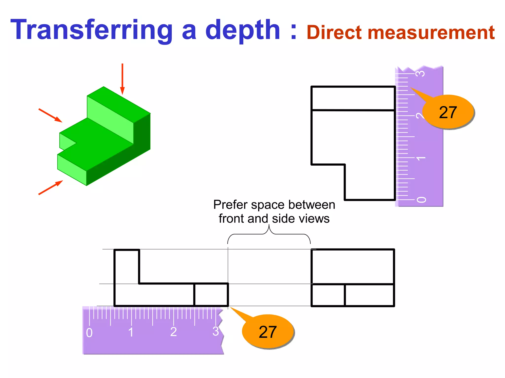 Engineering drawing chapter 03 orthographic projection. | PPT | 3-D Graphics | Computer Software ...