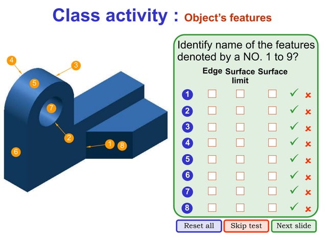 Engineering Drawing Chapter 03 Orthographic Projection Ppt 3 D Graphics Computer Software