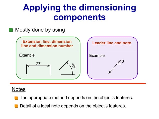 Engineering drawing chapter 07 dimensioning.ppt