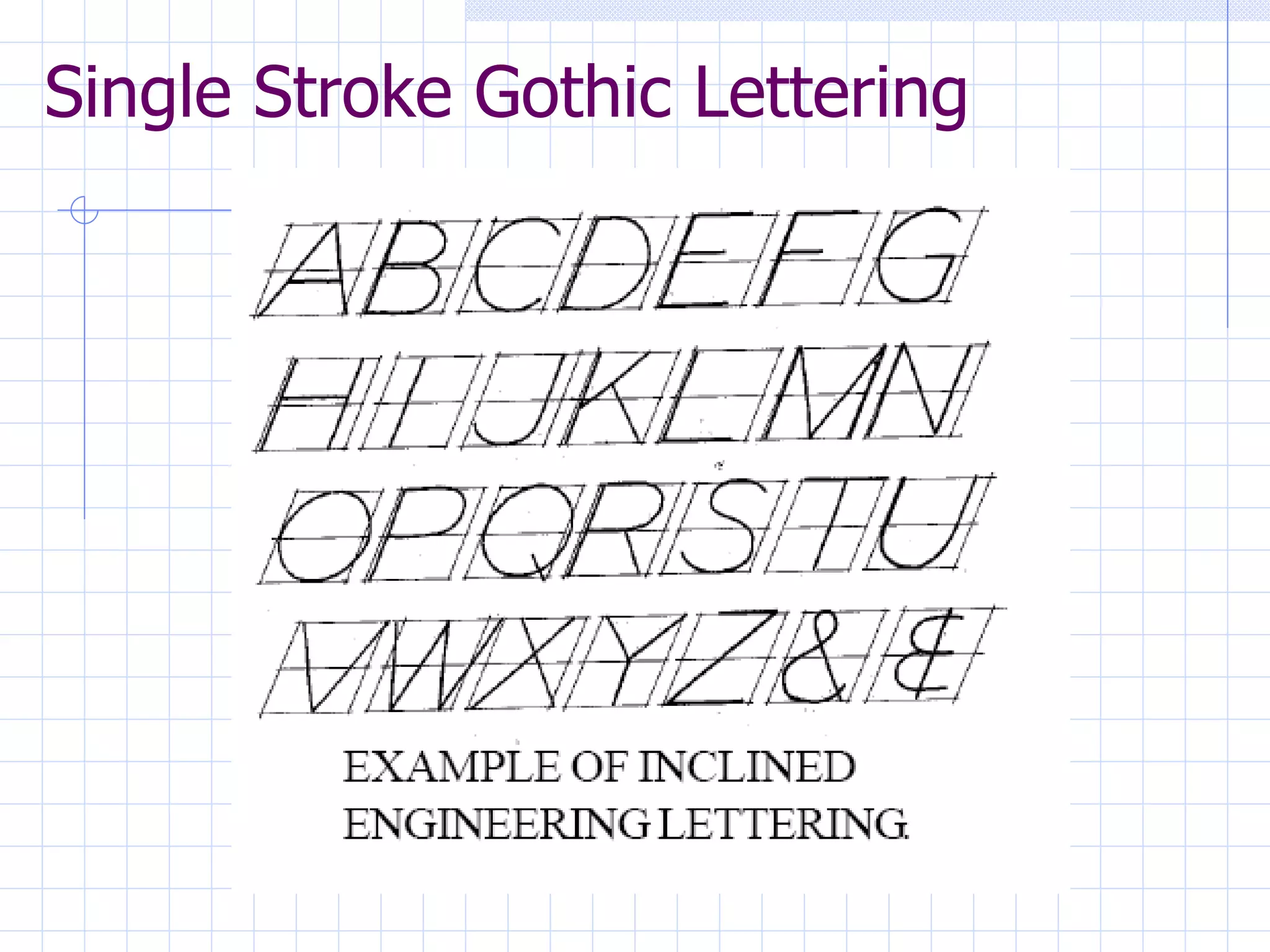 Engineering drawing (engineering lettering) lesson 3 | PPT