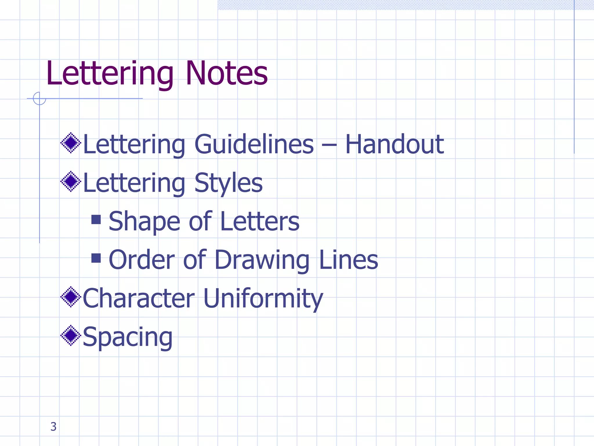 Engineering drawing (engineering lettering) lesson 3 | PPT