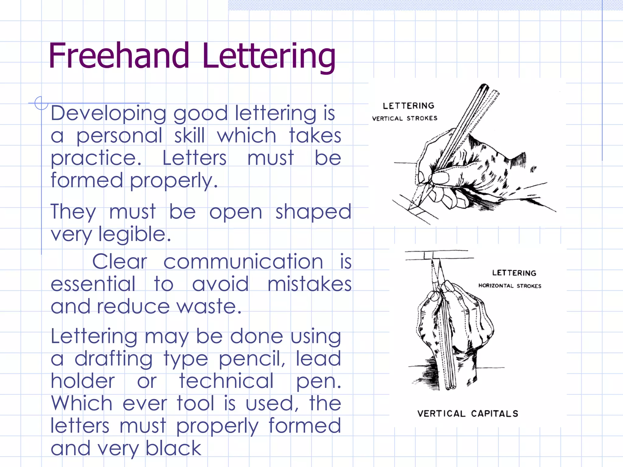 Engineering drawing (engineering lettering) lesson 3 | PPT