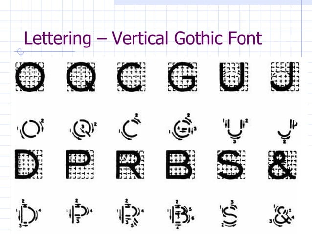 Engineering drawing (engineering lettering) lesson 3 | PPT | Drawing ...