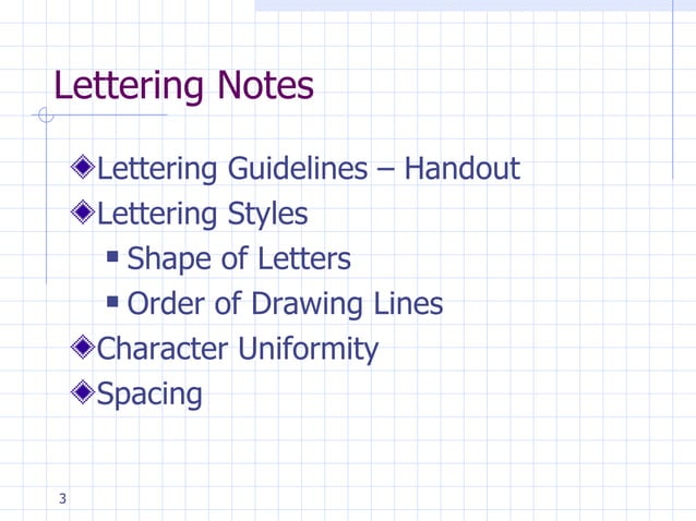 Engineering drawing (engineering lettering) lesson 3 | PPT | Drawing ...