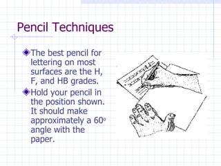 Engineering drawing (engineering lettering) lesson 3 | PPT