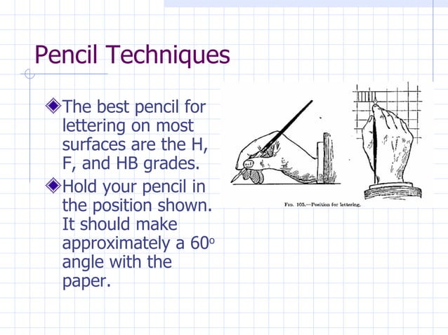 Engineering drawing (engineering lettering) lesson 3 | PPT | Drawing ...