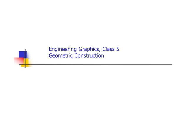 Engineering drawing (geometric construction) lesson 4 | PPT | Geography ...